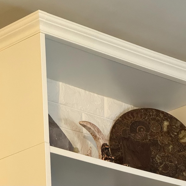 Billy Bookshelf Crown Molding Kit | Modular Pack for Any Width ...