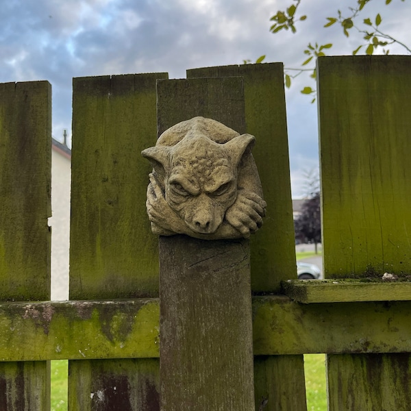 Gargoyle Face Decorative Stone Gothic Wall Plaque 13cm/5" H - Etsy