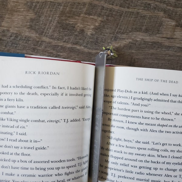 Hand Stamped Metal Bookmark--shoot for the Moon--big Goals--graduation ...