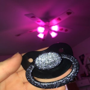 Black Glitter Paci, Adult Paci, Adult Pacifier, Abdl, Adult Baby ...