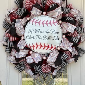 Baseball Ribbon, Sports Ribbon, Bulk Ribbon, Ribbon, Wreath Ribbon ...