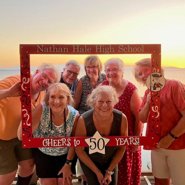 Reunion Photobooth Frame With Logo, High School Class Reunion Photo ...