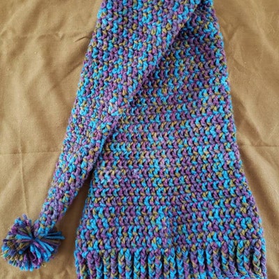 Pattern/super Long Super Easy Crochet Stocking Cap - Etsy