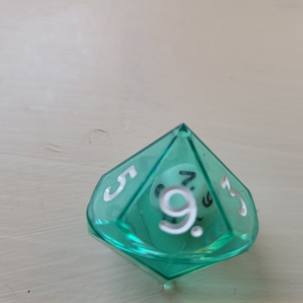 Double D10 Polyhedral Dice | Inception Die / Small Ten Inside Large ...