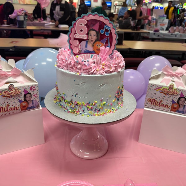 Ms Rachel Birthday Party, MS Rachel Decorations, Favor Boxes,candy ...