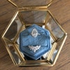 Geometric Glass Jewelry Box With Velvet Ring Box Option - Etsy