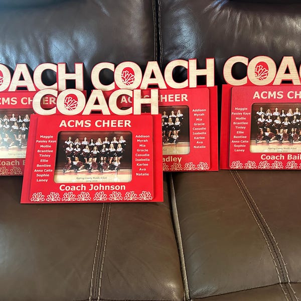 CHEERLEADER BOW PLAQUE Cheerleader Award Cheer Coach Gift Senior Gift ...