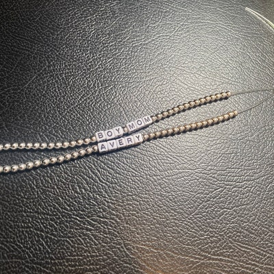 Enamel Alphabet Beads, Letter Beads, Word Beads, Jewelry Making Beads ...