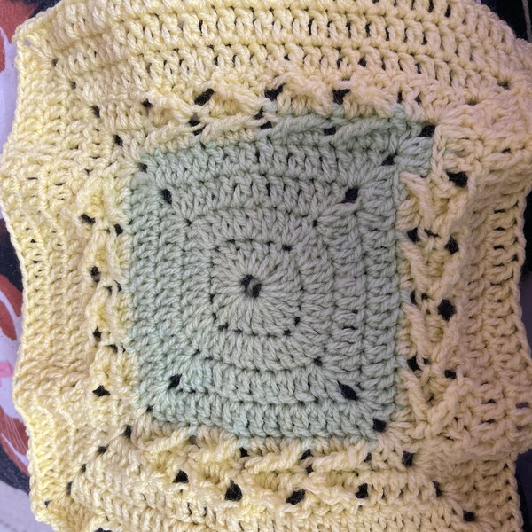 EASY Chevron Granny Square Throw - Etsy