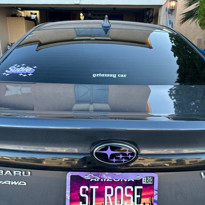 Getaway Car Vinyl Decal Car Window Rearview Mirror Bumper Laptop ...