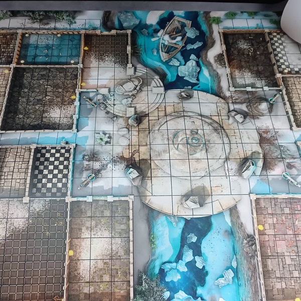 Heroquest Mat - Playmat Custom, Dnd Battle Map for Tabletop Gaming ...