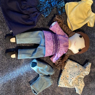 PDF Doll Clothes Sewing PATTERN & Tutorial Blouse Pattern, Pants ...