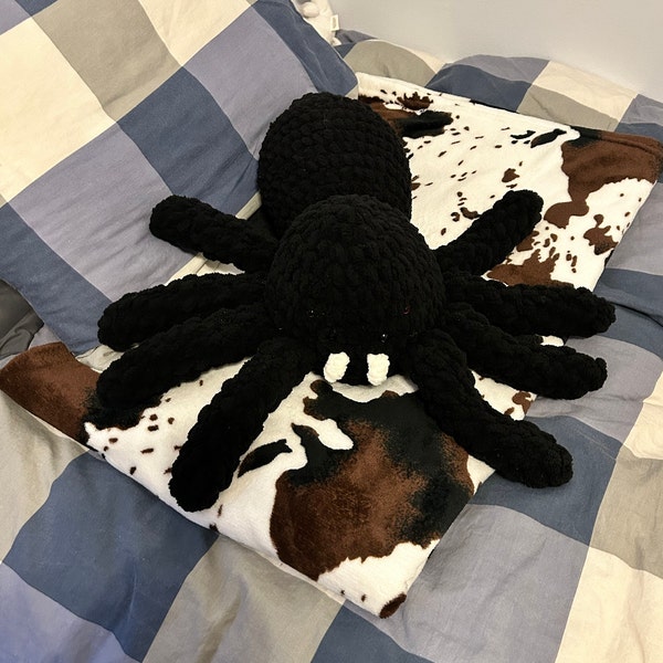 Leo the Spider PDF DIGITAL DOWNLOAD Crochet Pattern, Cute Furry Spider ...