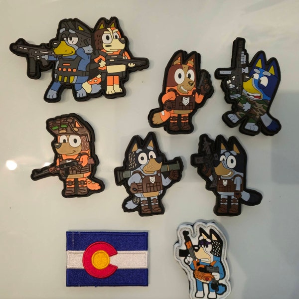 MUFFIN NOT Bluey Morale Tactical Patch Hook/loop Gift Parody! - Etsy