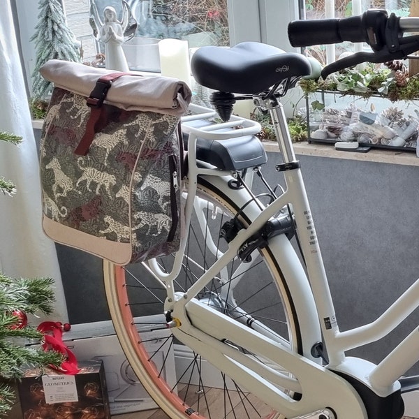 Bicycle Pannier Onetask for Woman Waterproof Fabric -bike Bag Bicycle ...