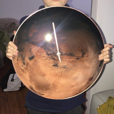 Rustic Boho Decor, Planet Mars, Glow in Dark, Wall Art Deco, Fashion ...