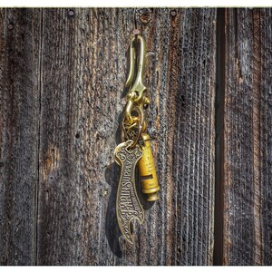 FISHERMAN KEYCHAIN, Fish Hook, Biker, Biker, Men Accessories, Metal ...