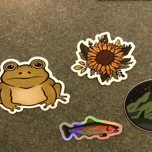 Moon Phases Small Stickers Sheet Vinyl, Waterproof Stickers Laptop ...