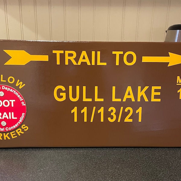 Adirondack Mountain Trail Head Sign - Etsy
