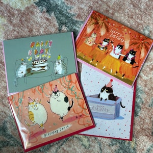 Japanese Tea Ceremony Cat Card Matcha Cats - Etsy
