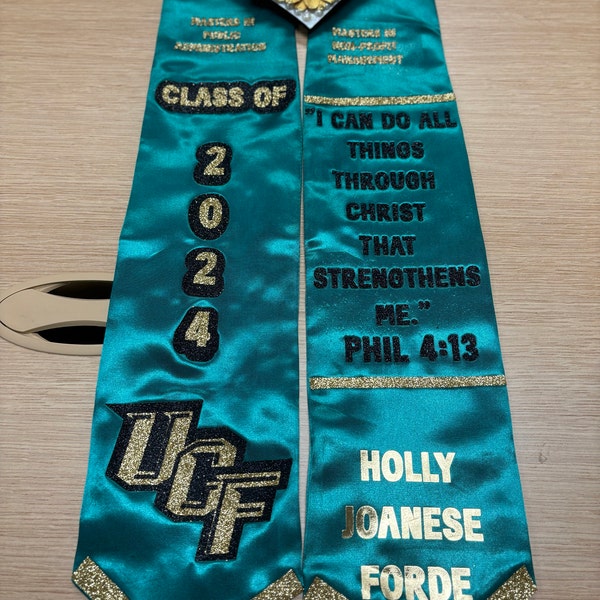 Graduation Stole Template, Graduation Stole Svg, Stole Template ...