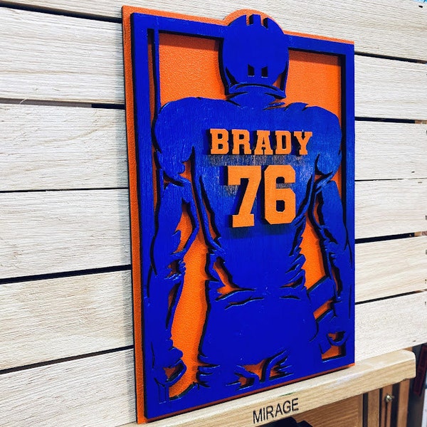 Stadium Series Football Signage - 3 Designs Included and Two Backing ...