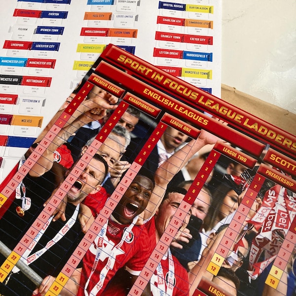 2024-25 Football League Ladders - Etsy