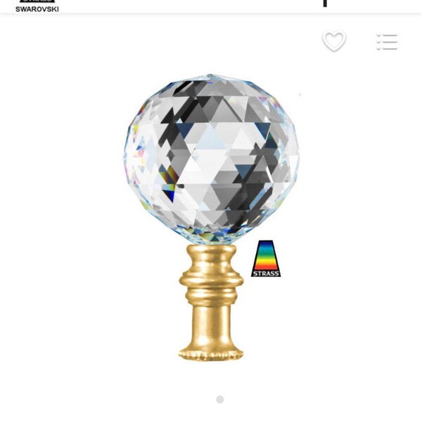 Swarovski Strass 8908 Arabesque Pendeloque Prism - Crystal Clear - 3 ...