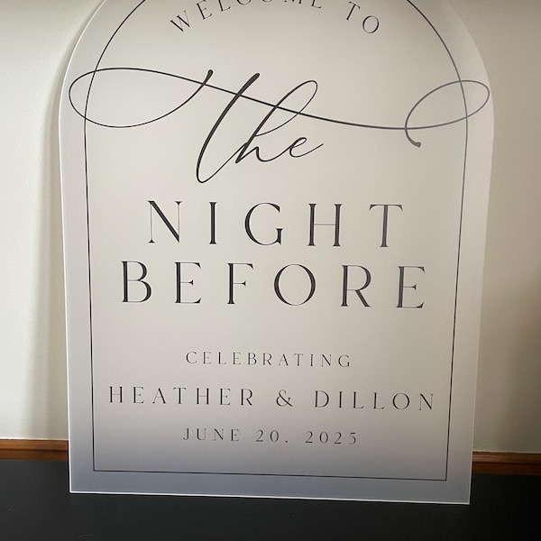 Art Deco Inspired Acrylic Bar Sign, Signature Drink Bar Menu, Wedding ...