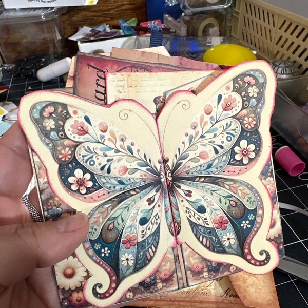 Dragon Junk Journal Printable Folio, Folding Pocket Folder, Folio ...