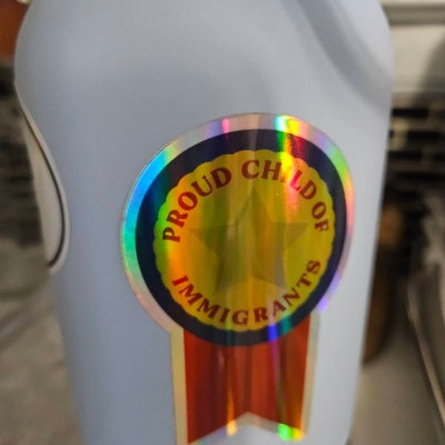 Folkloric Letter Sticker Monogram Folk Art Stickers Vinyl - Etsy