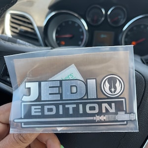 Custom JEDI EDITION Automobile Car Emblem - Etsy