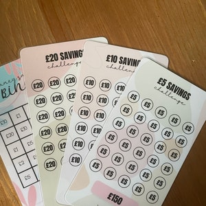 Coin Saving Jar / 10p 20p 50p Challenge - Etsy UK