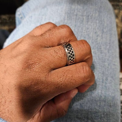 Custom Drop Bakelite Grain Spinner Stainless Steel Rings Sliver/gold ...