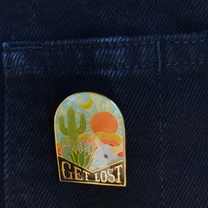 Get Lost Enamel Pin - Etsy