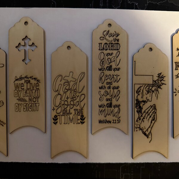 Religious Bookmarks Easter Bookmarks Jesus Christian Design Bundle Dxf ...