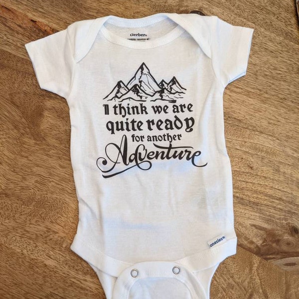 Another Adventure Onesie®, Fantasy Baby Announcement, Adventure ...