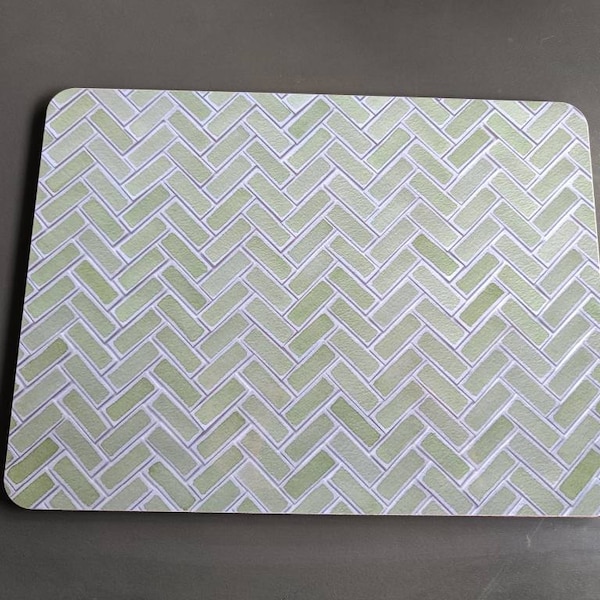 Round Placemats Set of 4 Large Round Table Mats Melamine Cork Back ...