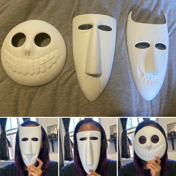 Oogie Boogie Kids Mask, DIY Resin Kit (WE Pay USA Tariff Fees for You ...
