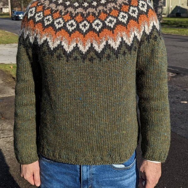 Icelandic Unisex Traditional Sweater, Lopapeysa. - Etsy