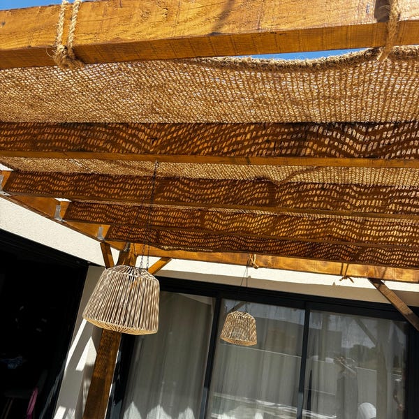 Coconut Fiber Shade Sail // Coconut Fiber Shade // Several Sizes ...