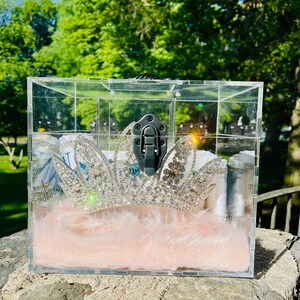 Tiara Carrying Case Wedding Tiara Display Box - Etsy