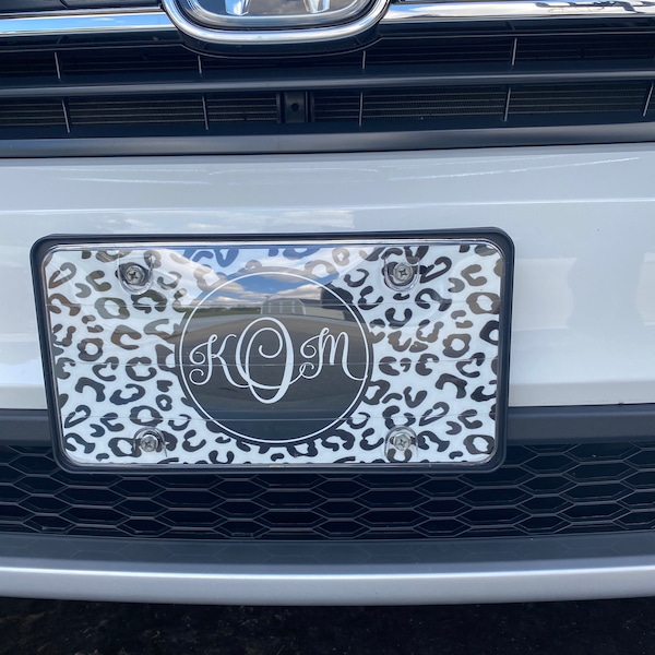 Leopard License Plate Personalized, Cheetah, Leopard Car Tag,cheetah ...