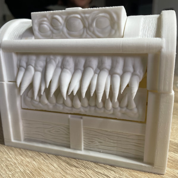 Morphing Mimic 3D Print File Download- Chest Transforms Into Monster When Opened - Etsy