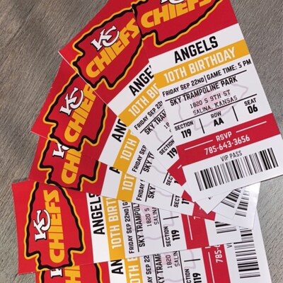 Customized Replica Football Ticket Gift Perfect Way to Give Digital ...