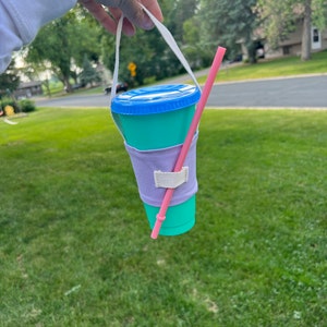 Bubble Tea Boba Carrier Holder Foldable With Handle and Straw Holder ...