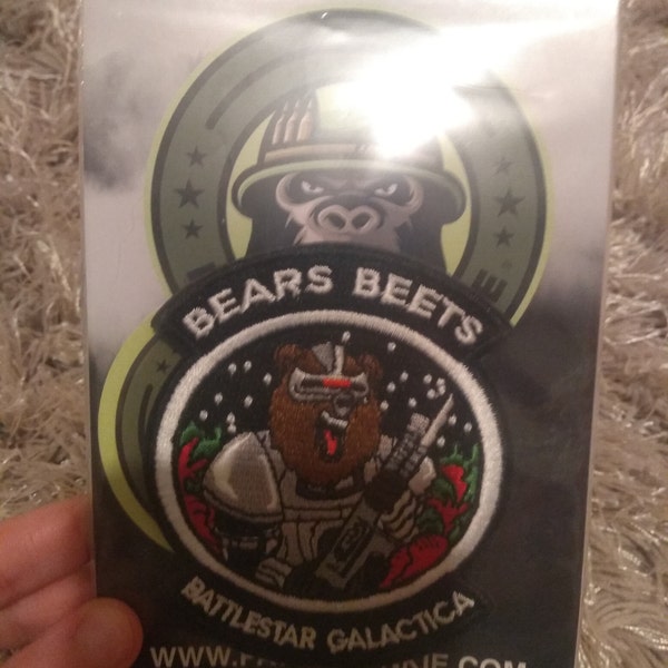 Bears Beets Battlestar Patch - Etsy