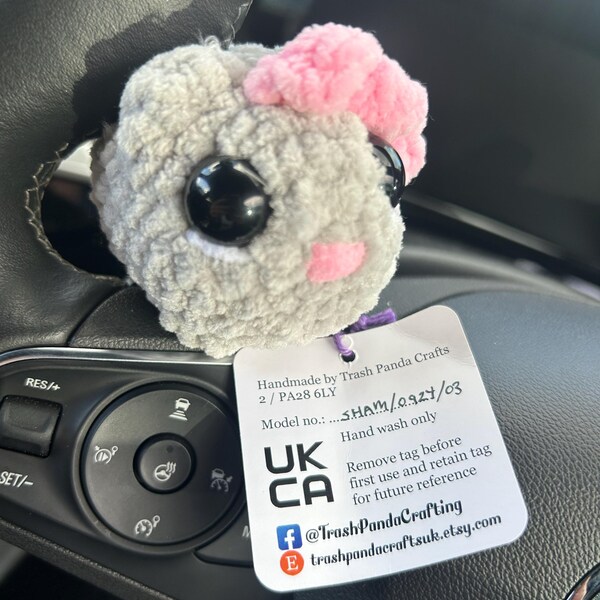 Cute Crochet Raven Crow Cuddly Toy Goth Plushie Gift for Kids, Adults ...