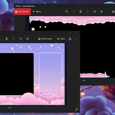 Animated sweet Night Complete Stream Bundle Twitch Youtube Overlay Cute ...