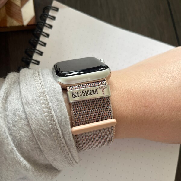 Personalized Medical Alert Watch Band Charm, Medical ID Tag, Smart ...